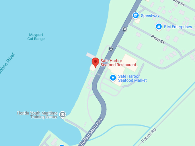 16. safe harbor seafood restaurant map