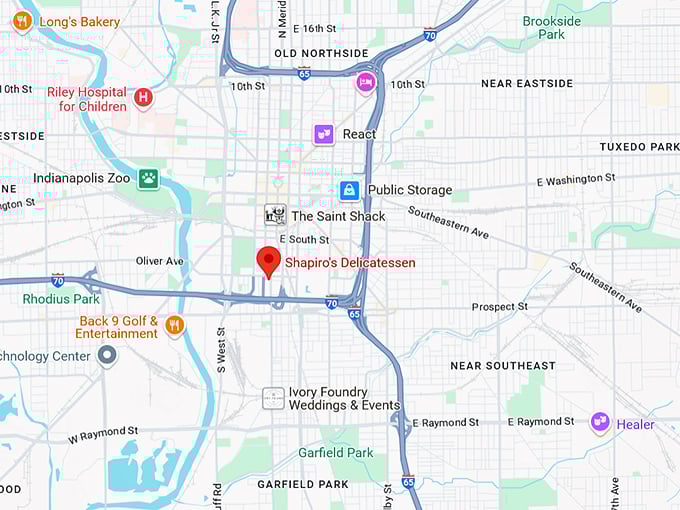 16. shapiro's delicatessen map