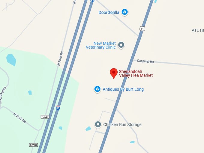 16. shenandoah valley flea market map