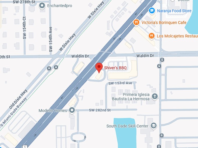 16. shiver's bbq map