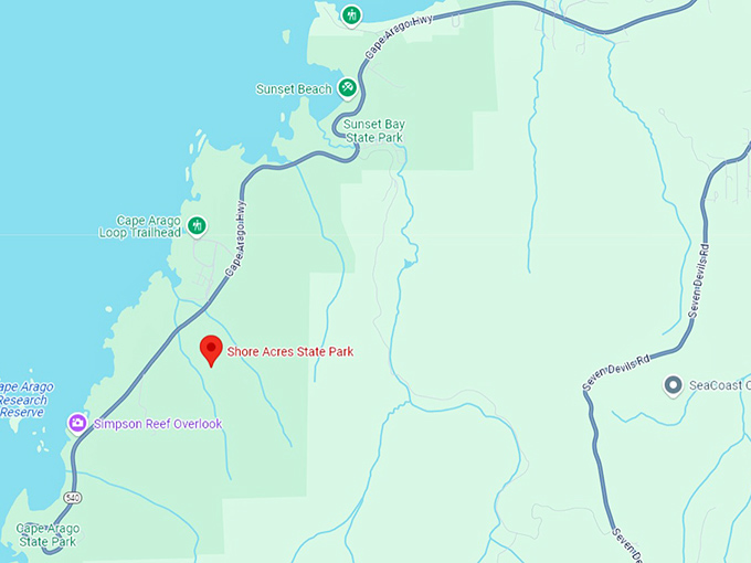 16. shore acres state park map