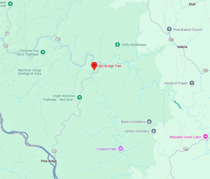 16. sky bridge trail map