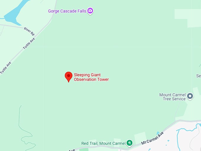 16. sleeping giant tower trail map