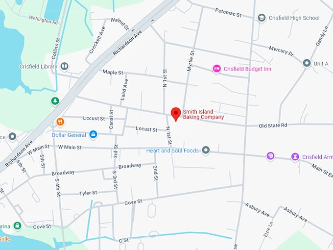 16. smith island baking company map