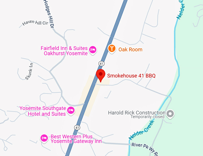 16. smokehouse 41 bbq map