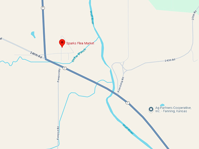 16. sparks flea market map