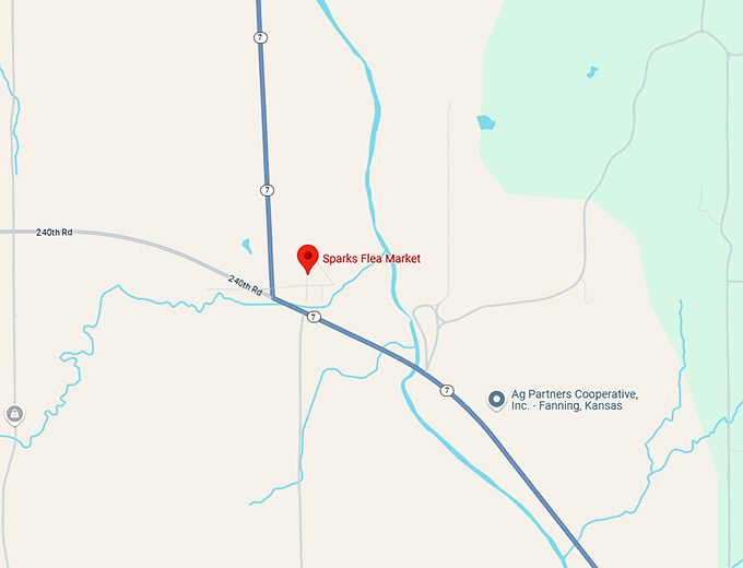 16. sparks flea market map