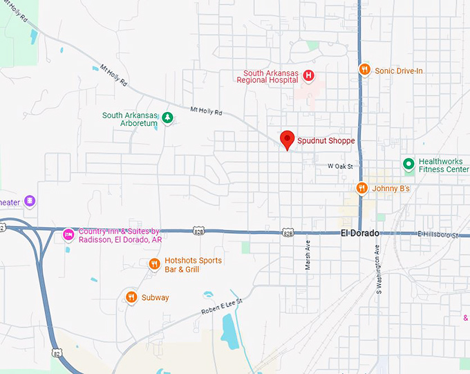 16. spudnut shoppe map