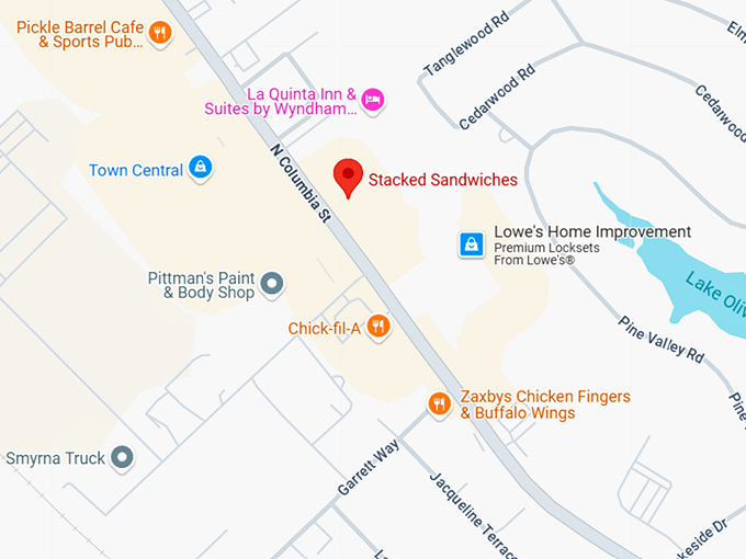 16. stacked sandwiches (1827 n columbia st) map