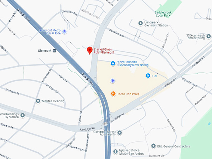 16. stained glass pub map