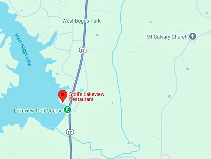 16. stoll's lakeview restaurant map