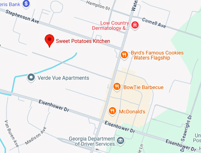 16. sweet potatoes kitchen map