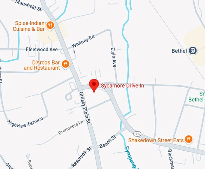 16. sycamore drive in map