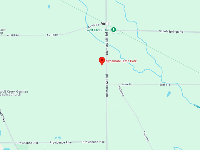 16. sycamore state park map