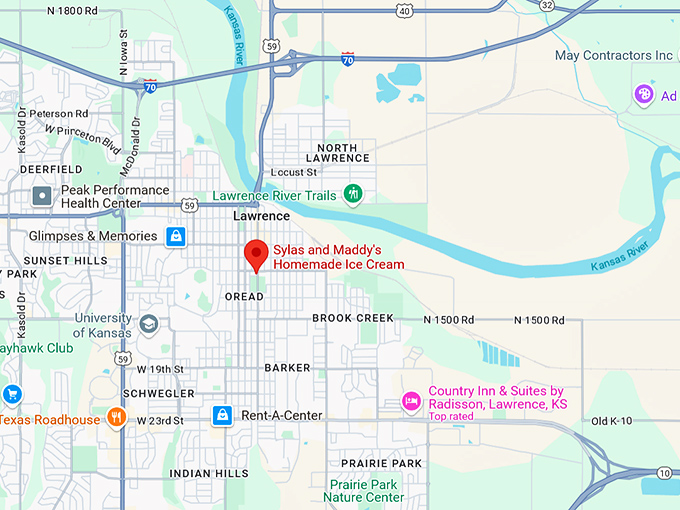 16. sylas and maddy's homemade ice cream map