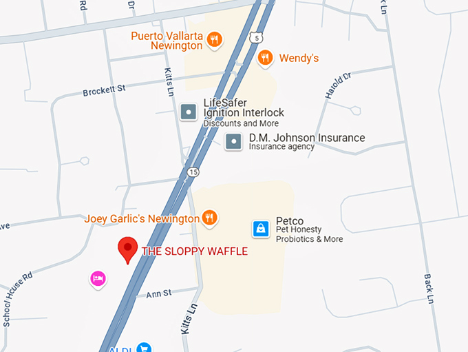 16. the sloppy waffle llc map