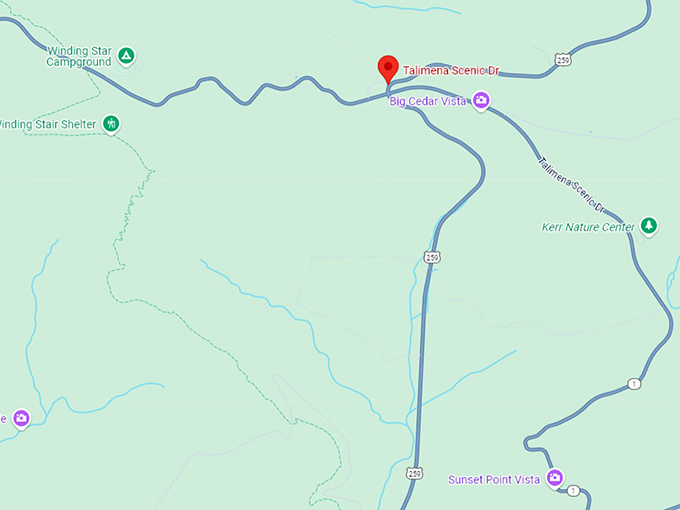 16. talimena scenic drive map