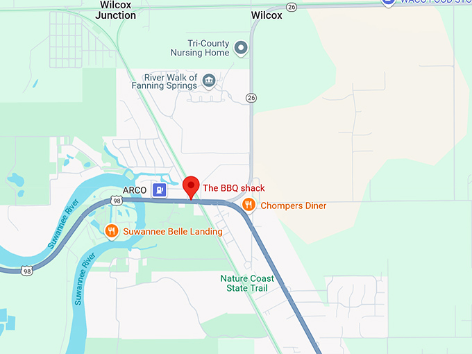 16. the bbq shack map