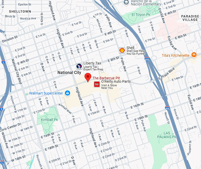 16. the barbecue pit map