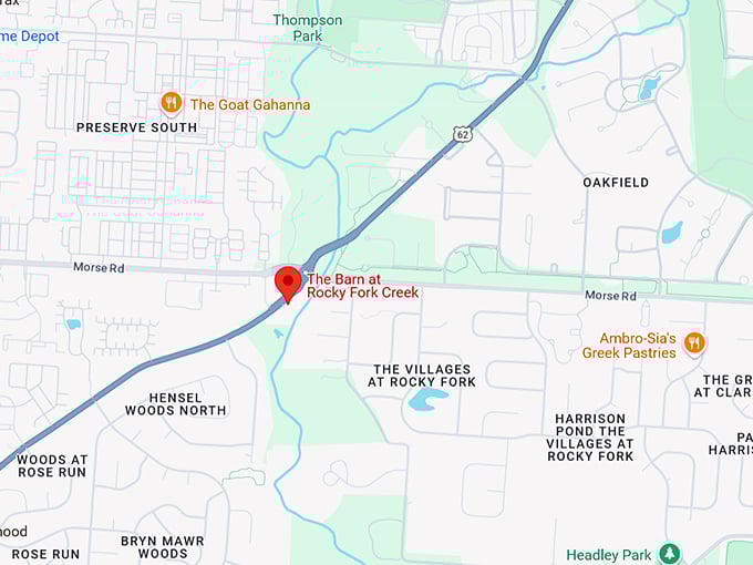 16. the barn at rocky fork creek map