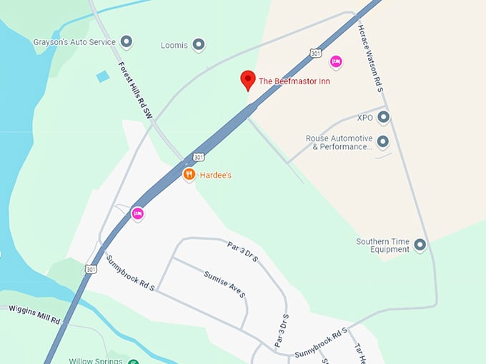 16. the beefmastor inn map