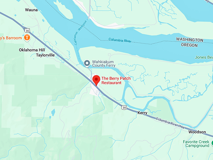 16. the berry patch restaurant map