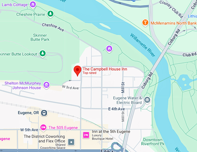 16. the campbell house inn map