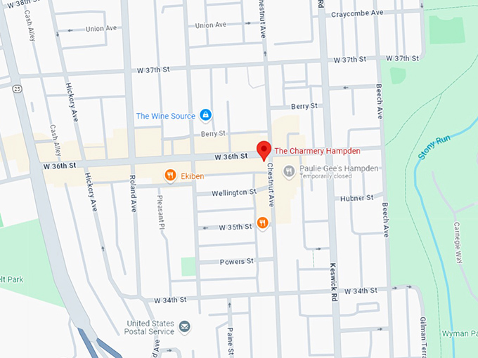 16. the charmery map