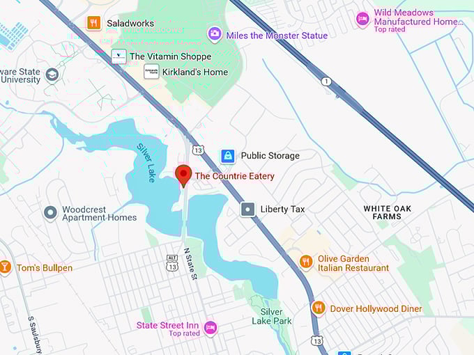 16. the countrie eatery map