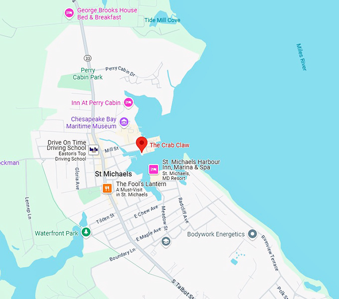 16. the crab claw map