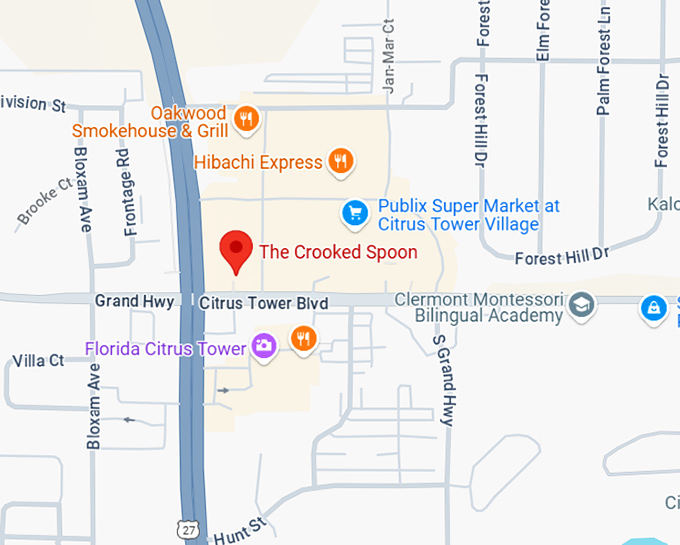 16. the crooked spoon map
