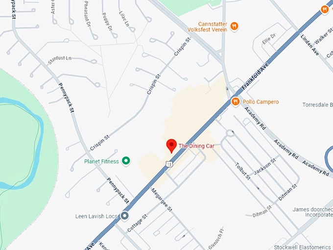16. the dining car map