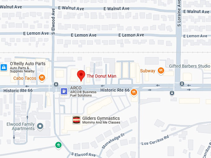 16. the donut man map