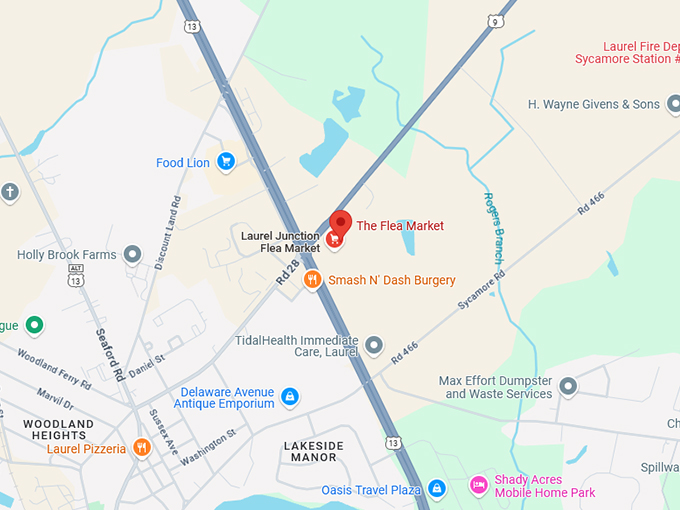 16. the flea market map