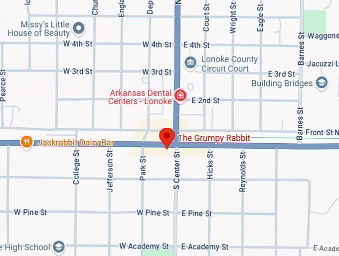 16. the grumpy rabbit map