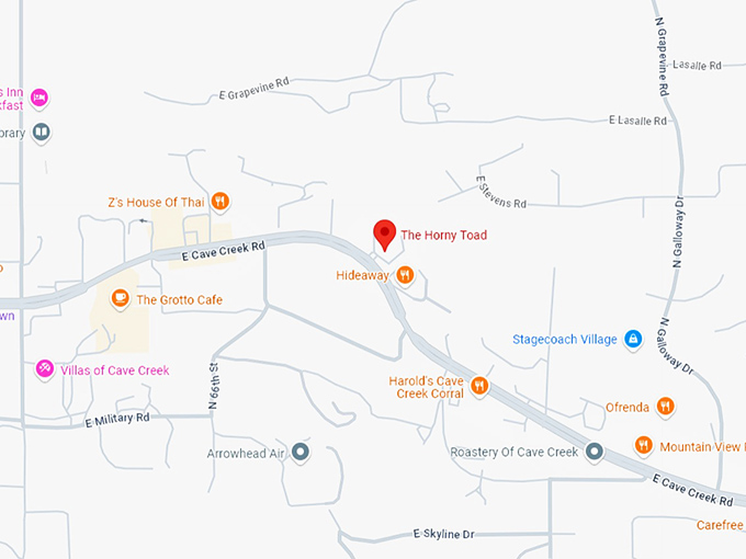 16. the horny toad map