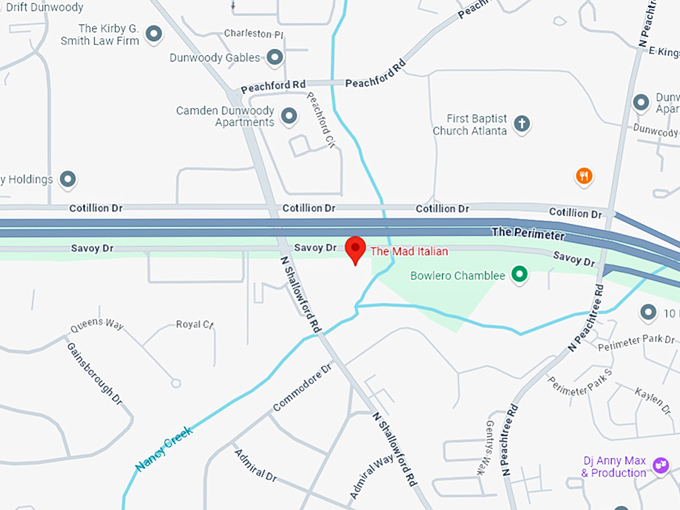 16. the mad italian map