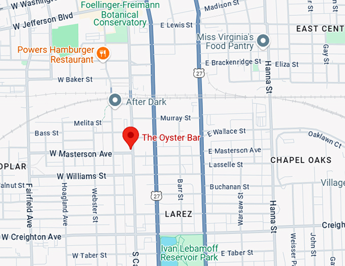 16. the oyster bar map