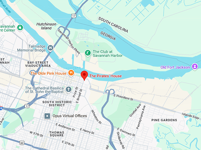 16. the pirates' house map