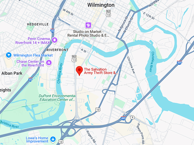 16. the salvation army thrift store & donation center (610 s walnut st) map