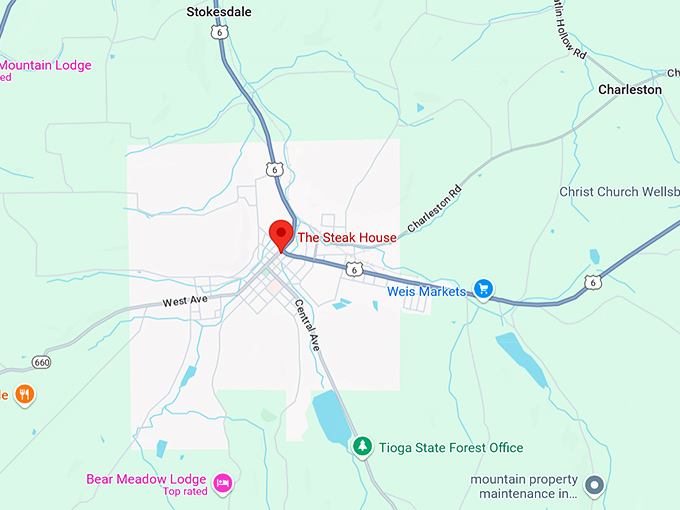 16. the steak house map