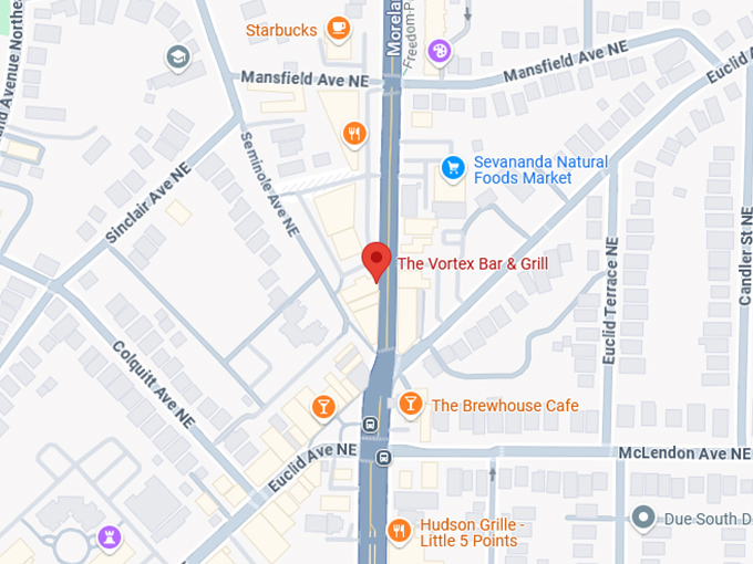 16. the vortex bar & grill map