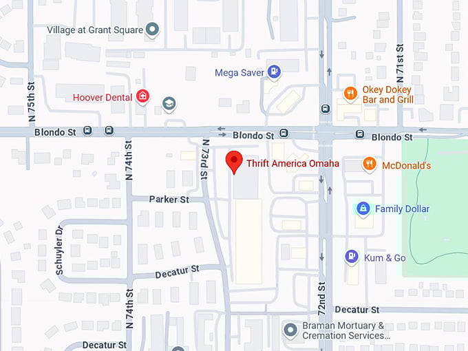 16. thrift america omaha map