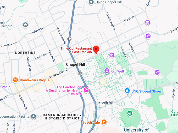 16. time out restaurant east franklin map
