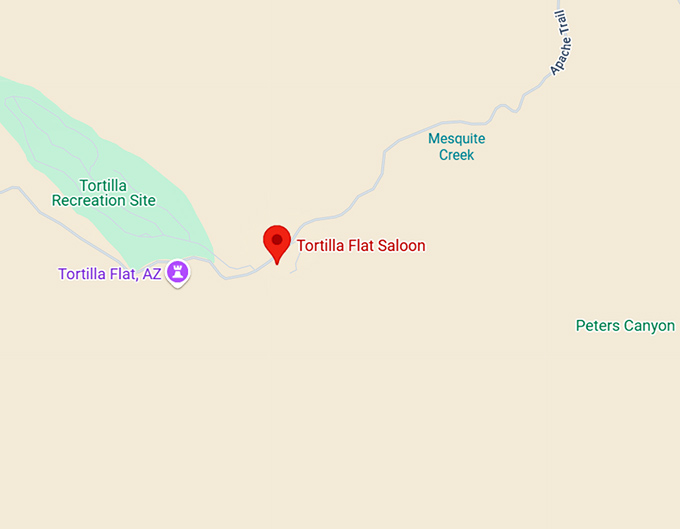 16. tortilla flat saloon map