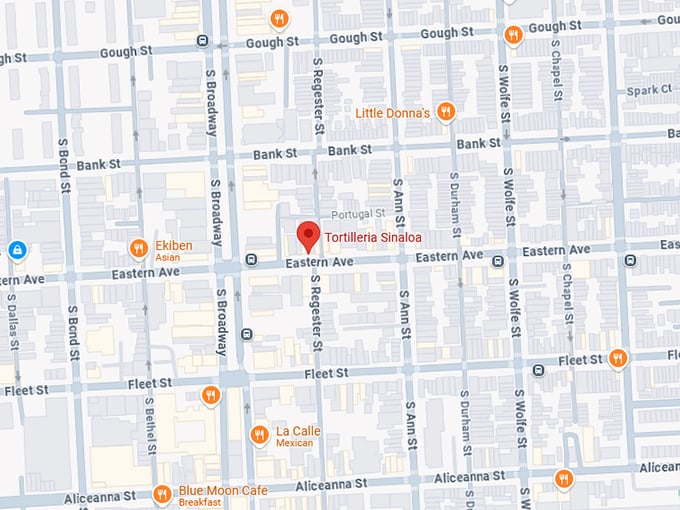 16. tortilleria sinaloa map