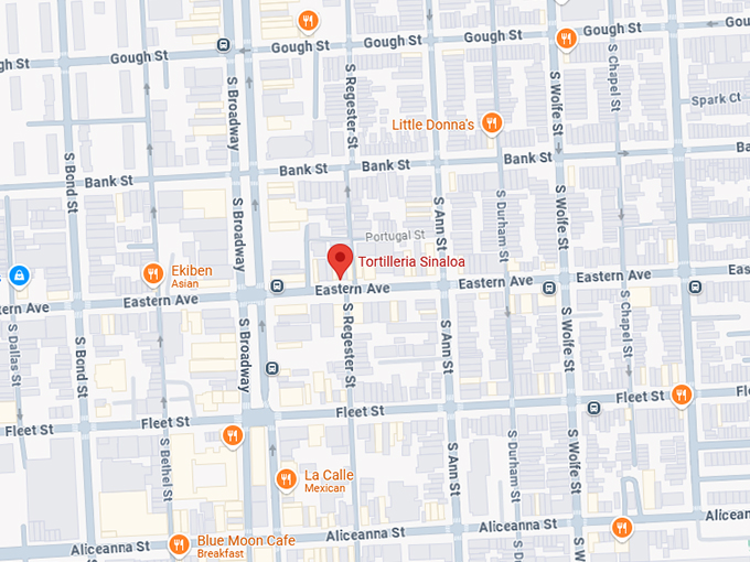 16. tortilleria sinaloa map