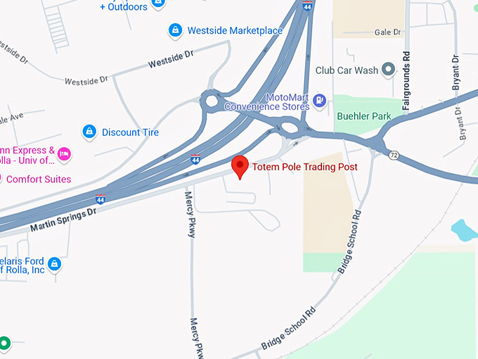 16. totem pole trading post map