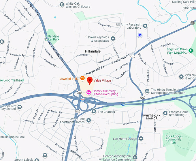 16. value village map