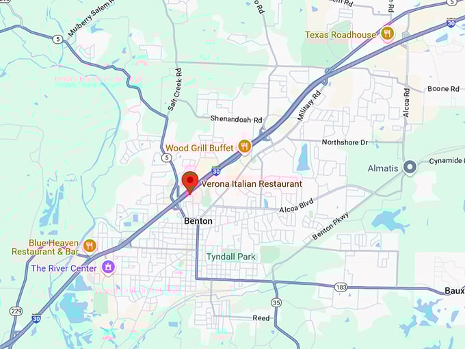 16. verona italian restaurant map